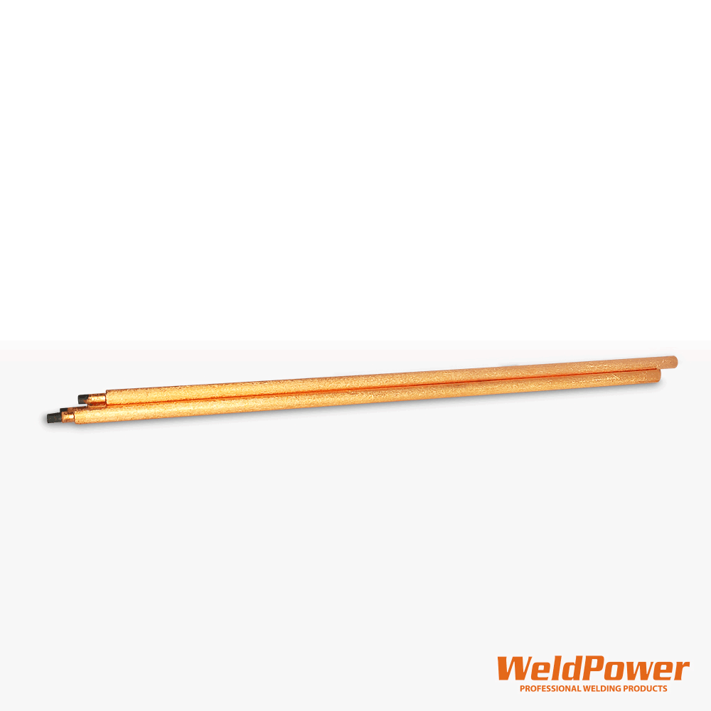 3/8 X 17" ELECTRODO DE CARBÓN JOINTED CAJA DE 50 VARILLAS - WeldPower - Soldametal