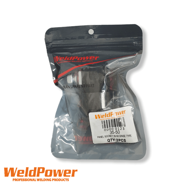 Conector hembra 35-50 TIG Panel Socket Tipo Dinse - Soldametal