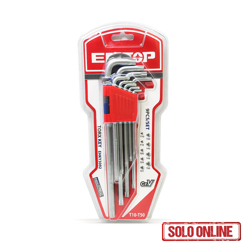 Juego De Llaves TORX 9 PZAS EHKY3092 – EMTOP – Soldametal